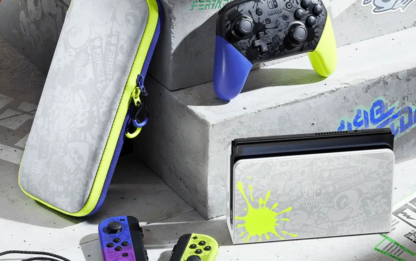 Nintendo Switch OLED Pro Controller Splatoon 3 Edition Are Coming Soon ...